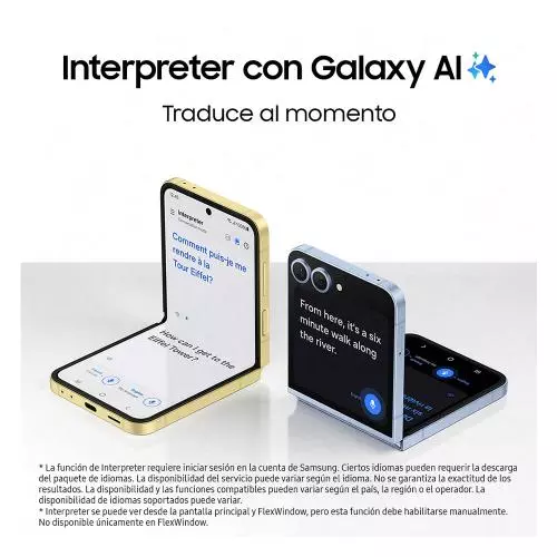 Smartphone Samsung Galaxy ZFlip 6 5G 12GB/512GB SILVER SHADOW | Milar ...